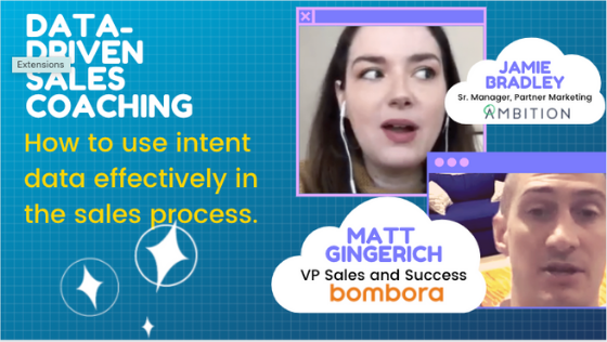 Ambition | Data-Driven Sales Coaching: How to use intent data in your